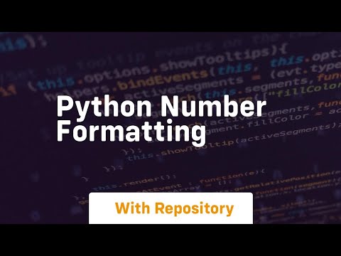 Python number formatting