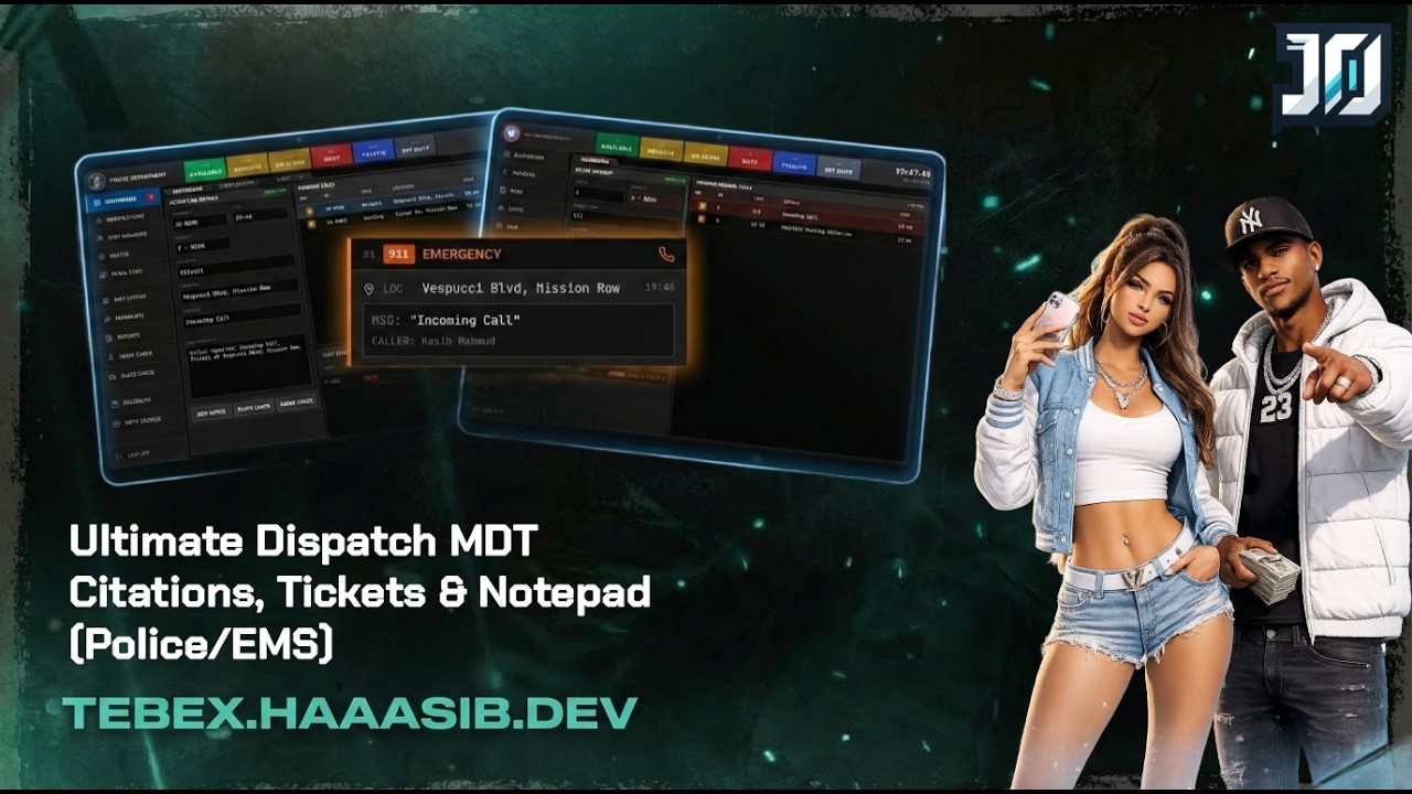 Dispatch MDT with Citations, Tickets & Notepad (Police/EMS) | Fivem Scripts