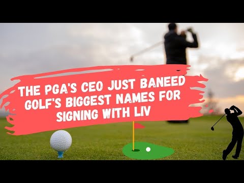 The PGA's CEO Just Baneed Golf's Biggest Names For Signing With LIV