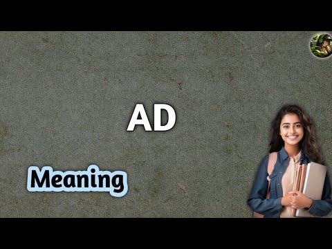 AD meaning / full from