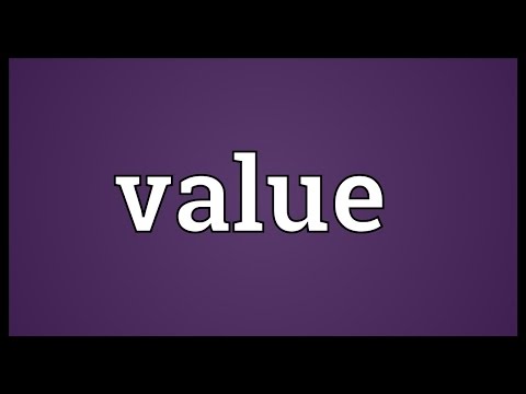 Value Meaning