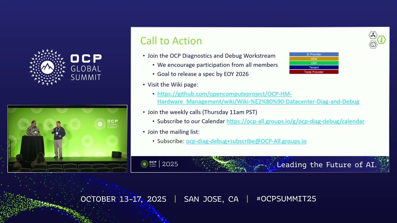 Introduction to OCP Diagnostics and Debug Workstream