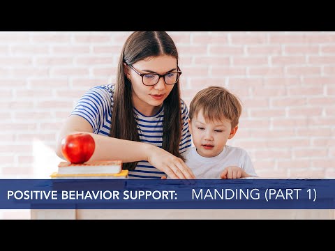 Autism Help at Home: Manding (Part 1)