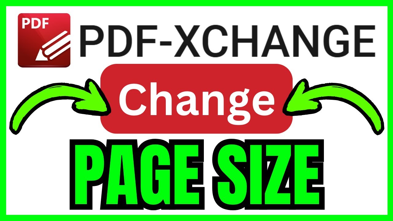 How To CHANGE PAGE SIZE In PDF XChange Editor (QUICK & EASY) 2026