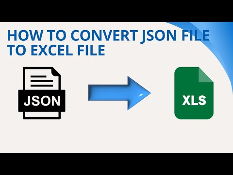 How to convert JSON file to Excel file