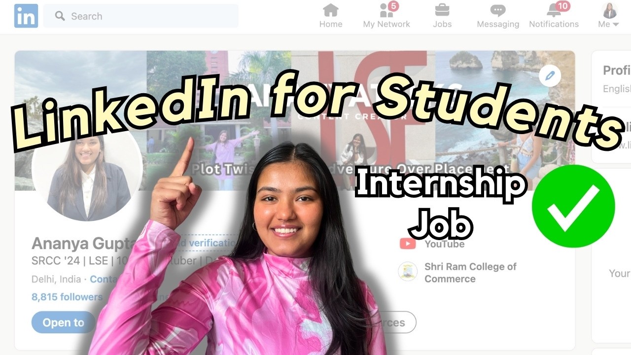 How to Build a LinkedIn Profile | Beginner's Step-by-Step Guide | Ananya Gupta