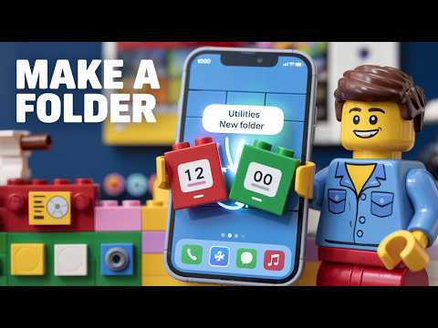 How to Create a New Folder on iPhone | Create App Folder on iPhone