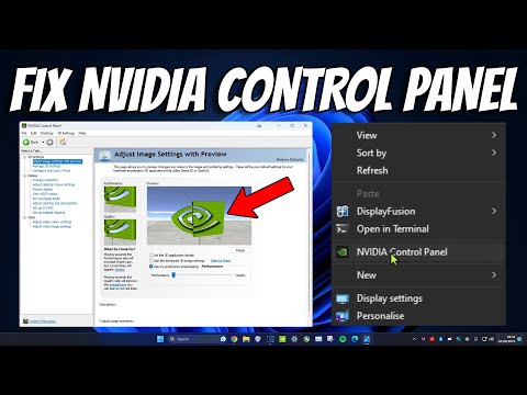 How To Fix NVIDIA Control Panel is Not Showing or Found in Windows 11