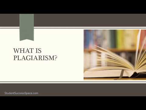What is plagiarism?