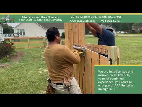 Your Local Raleigh NC Fence Company- AAA Fence and Deck