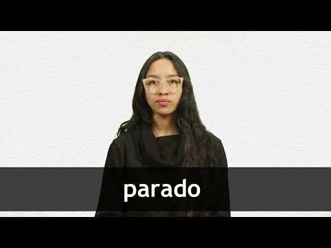 English Translation of “PARADO” | Collins Spanish-English Dictionary