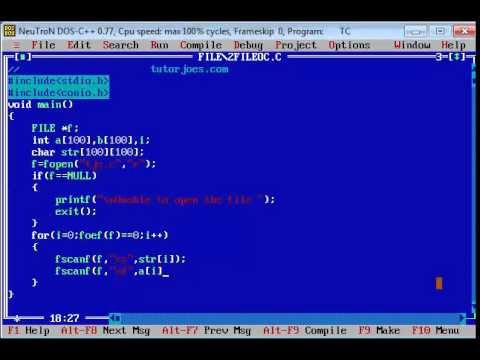 Learn FOPEN opening a File In C Programming Tamil - Mind Luster