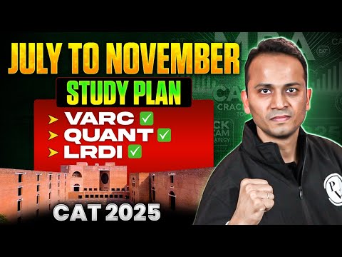 CAT 2025 | Last 5 Months Study Plan | MBA Wallah