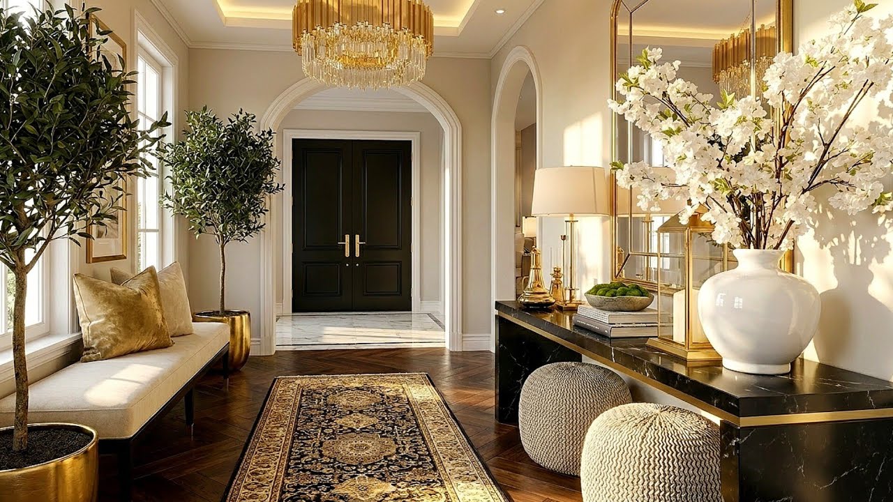 Stunning Luxury Entryway Tours 2026: Modern Foyer Design & Decor Trends