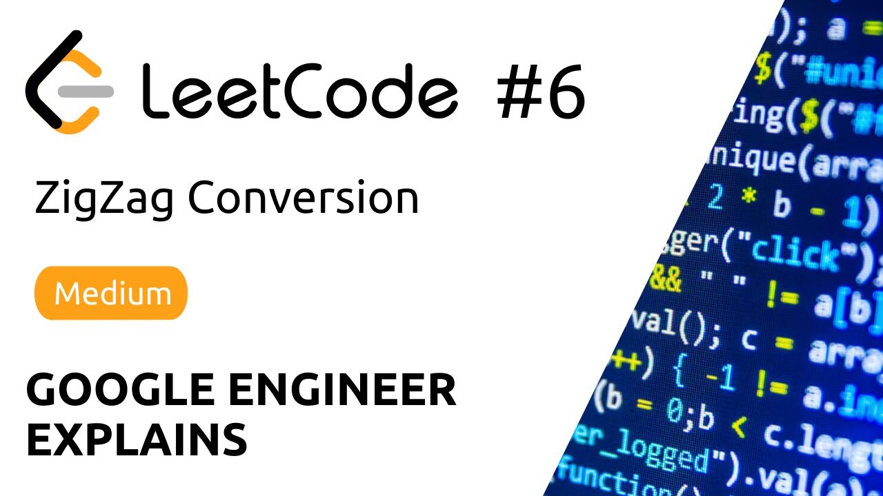 Google Engineer Explains - LeetCode #6 - ZigZag Conversion - Solution (Python)