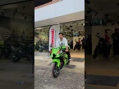 New Kawasaki ZX10R Delivery 😍🔥 #shorts #kawasaki #zx10r