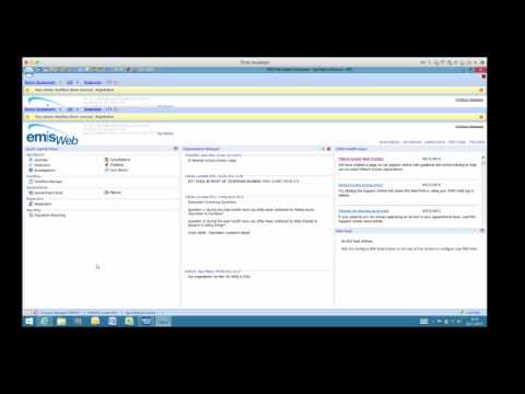 EMIS Web Clinical Services Videos – Digital PCN HUB Optimisation
