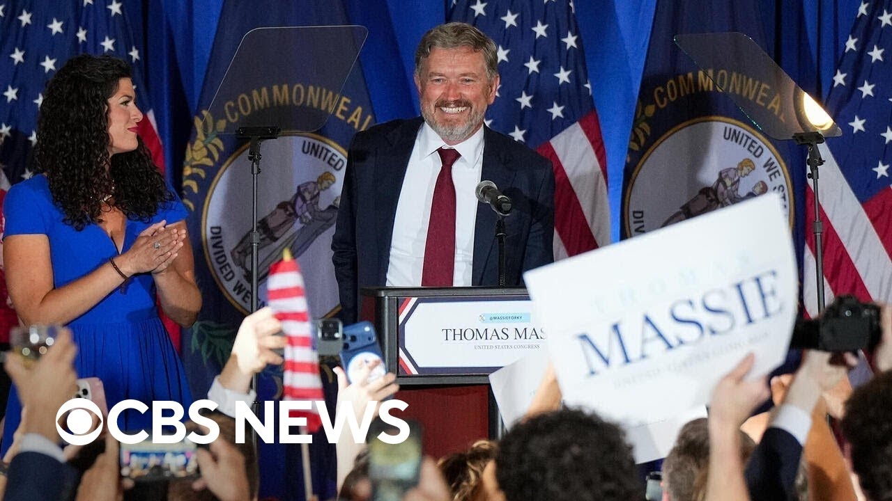 Watch: Rep. Thomas Massie concedes Kentucky House GOP primary to Trump-backed Ed Gallrein
