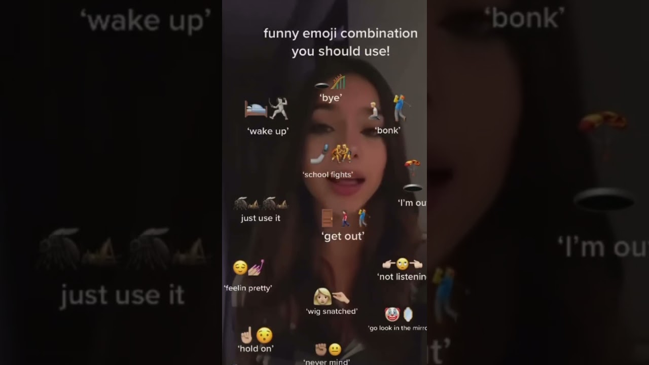 funny emoji combinations to use 💗😄😂🤪✅🌸 tags/:: #fypシ゚viral #preppy #edit #fypシ #viralsong