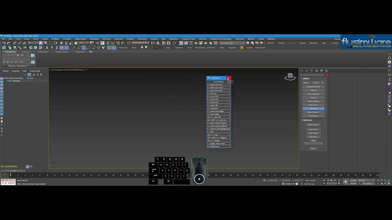 Flysimware 3DS MAX ADDING SCRIPTS TUTORIAL