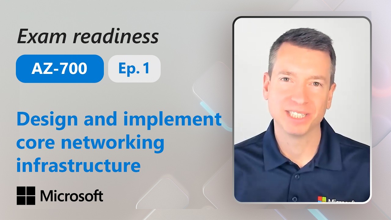Preparing for AZ-700 - Design and implement core networking infrastructure (1 of 5)