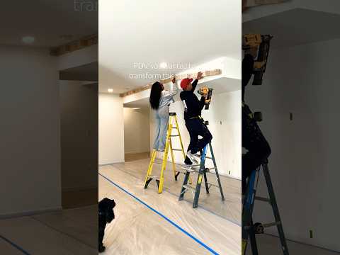 How we built our Tray Ceilings! Full video now live! #builttoinspire #Trayceilings #howto #DIY