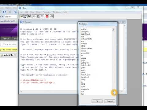 R Tutorial 02 - Installing Packages