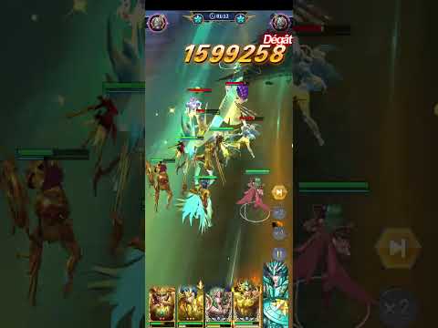 Saint Seiya Legend of Justice - Test Shura DC 8 stars link 10 with Dhoko and aiolia