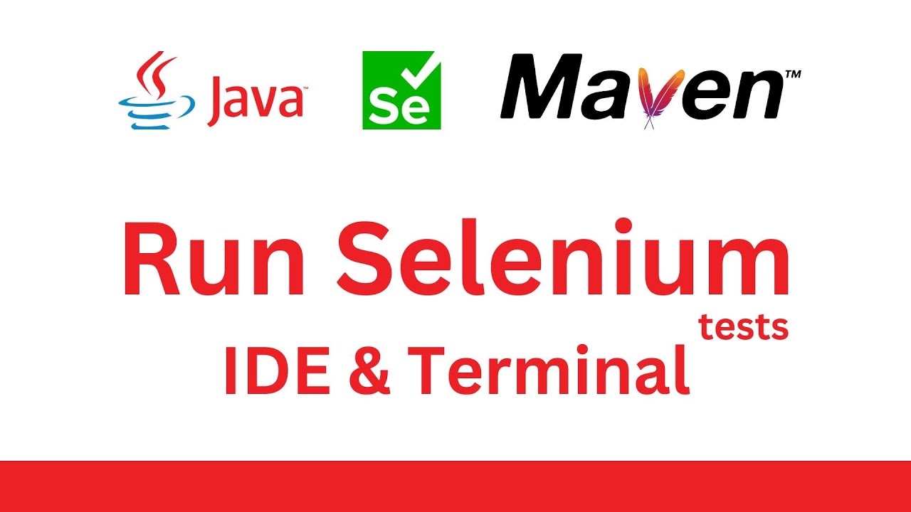 Run Selenium Java tests from command line & IntelliJ IDEA  [Java automation]