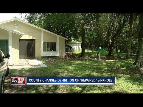 Sinkhole repair classification worries owners