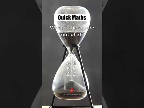 #26: What is the square root of 36?