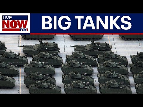 Did tanks damage the roads in DC?