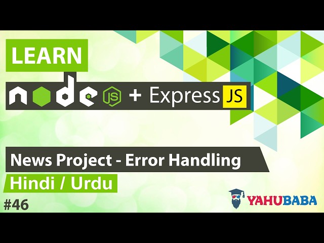Mastering Error Handling in ExpressJS and NodeJS: A Comprehensive Guide ...
