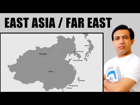 The Far East Or East Asian Countries | Political Map of East Asia | Muhammad Akram