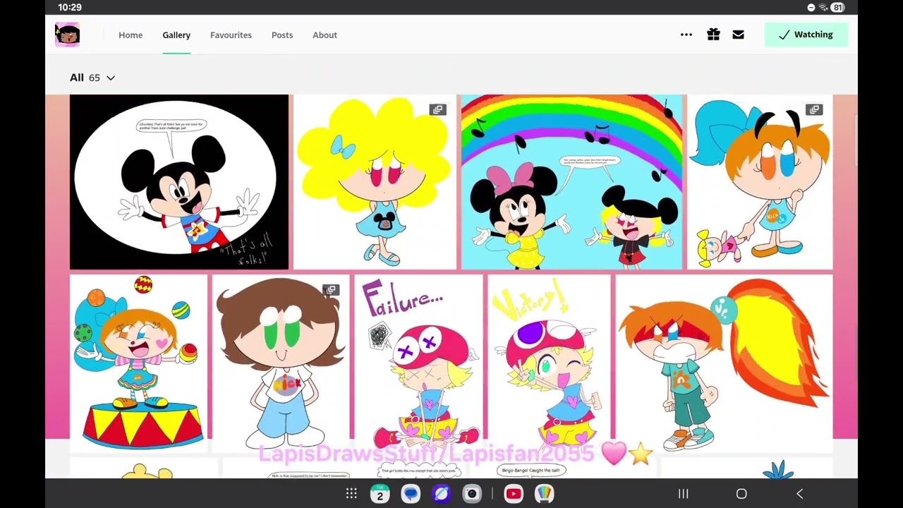 LapisDrawsStuff/Lapisfan2055 and CartoonViewer2003 on DeviantArt