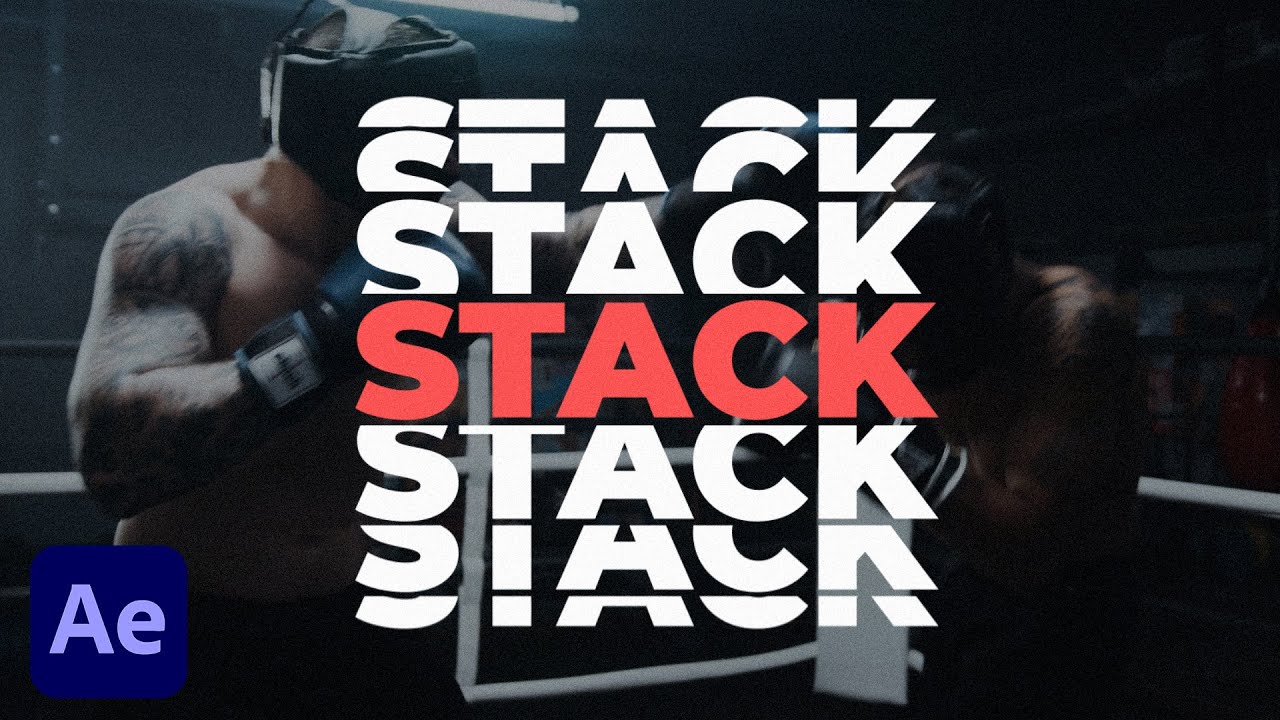 Create Split Typography Effects in After Effects | Tutorial