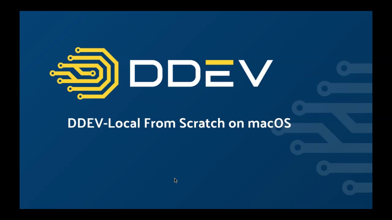 Docker Configuration for Local Development Made Easy with DDEV-Local on macOS