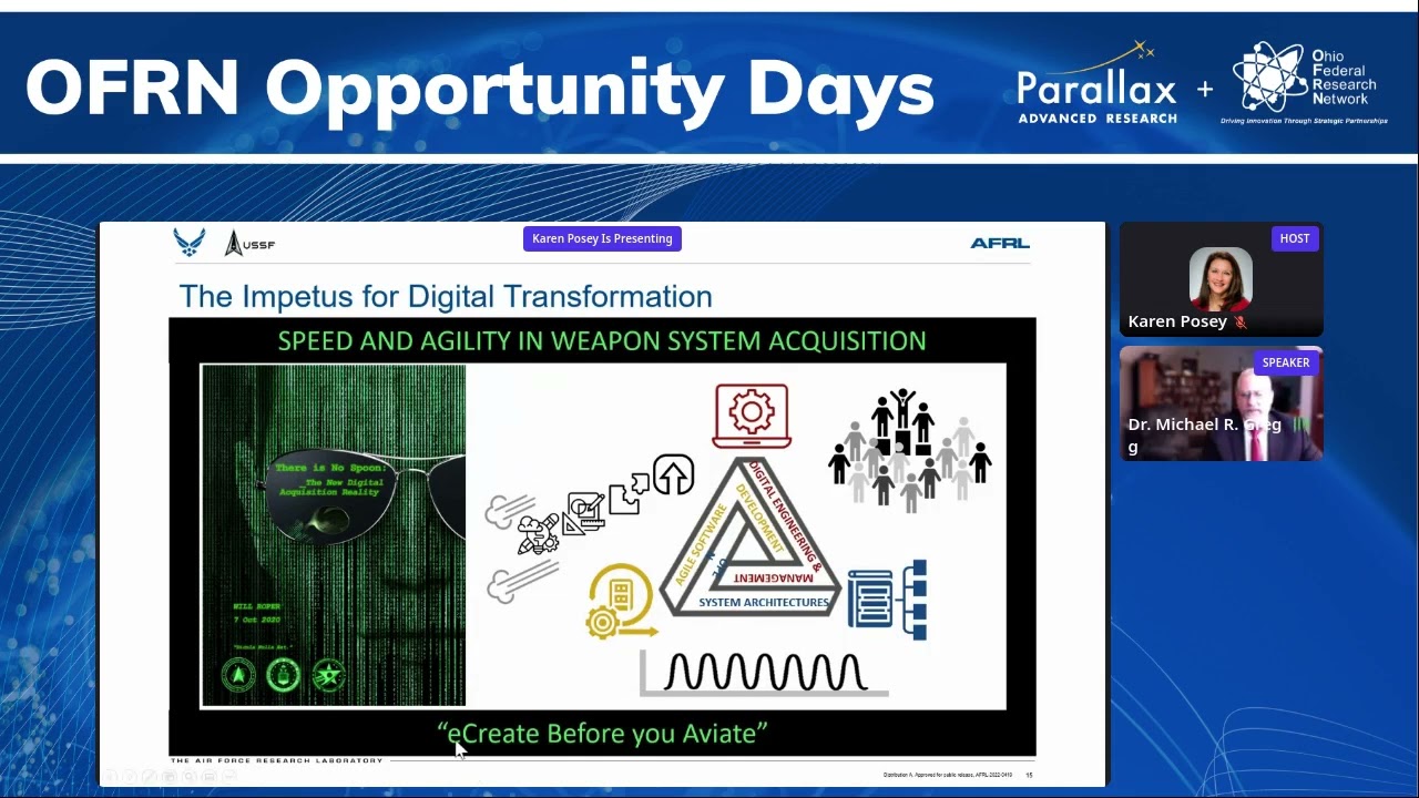 AFRL Digital Engineering Transformation  What it is & why it’s important