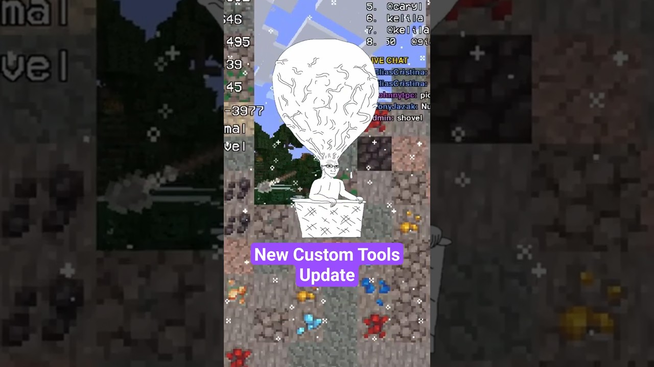 New Custom Tools And Shovel! #fallingpickaxe #python #youtubeautomation