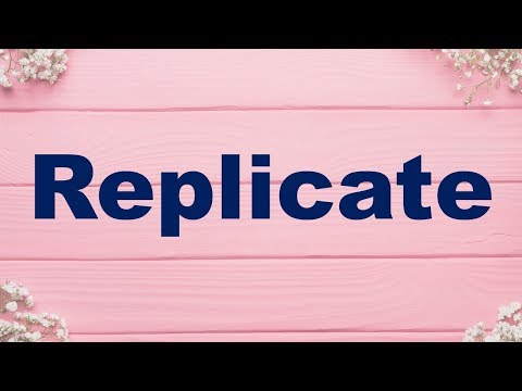 Hindi meaning of replicate