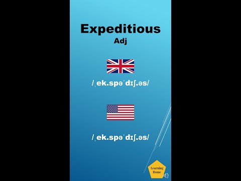 Expeditious meaning pronunciation and synonyms #Shorts