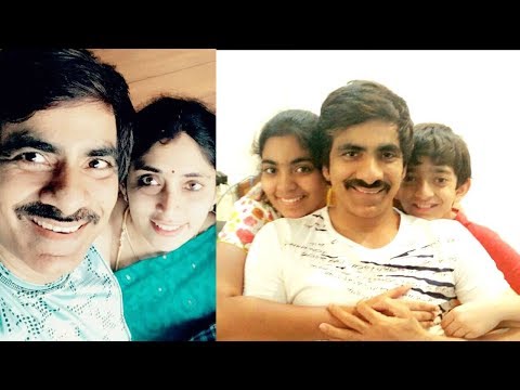 Ravi Teja Family Photos || Ravi Teja with wife Kalyani
