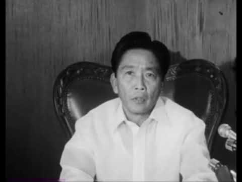 Proclamation of Martial Law excerpt, (HQ, 1972)