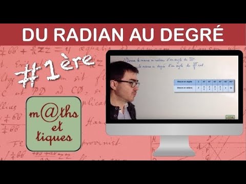 Comment convertir facilement des degrés en radians