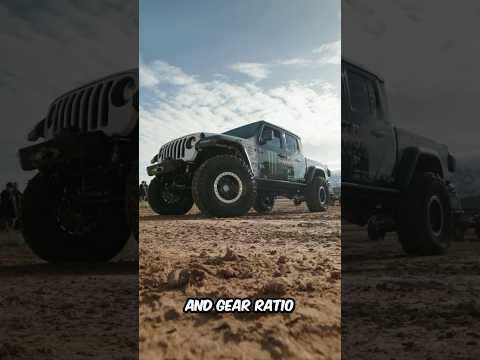 Here’s my setup for tire/wheel/gear ratio for Moab Easter Jeep Safari on my new Jeep JT on portals.