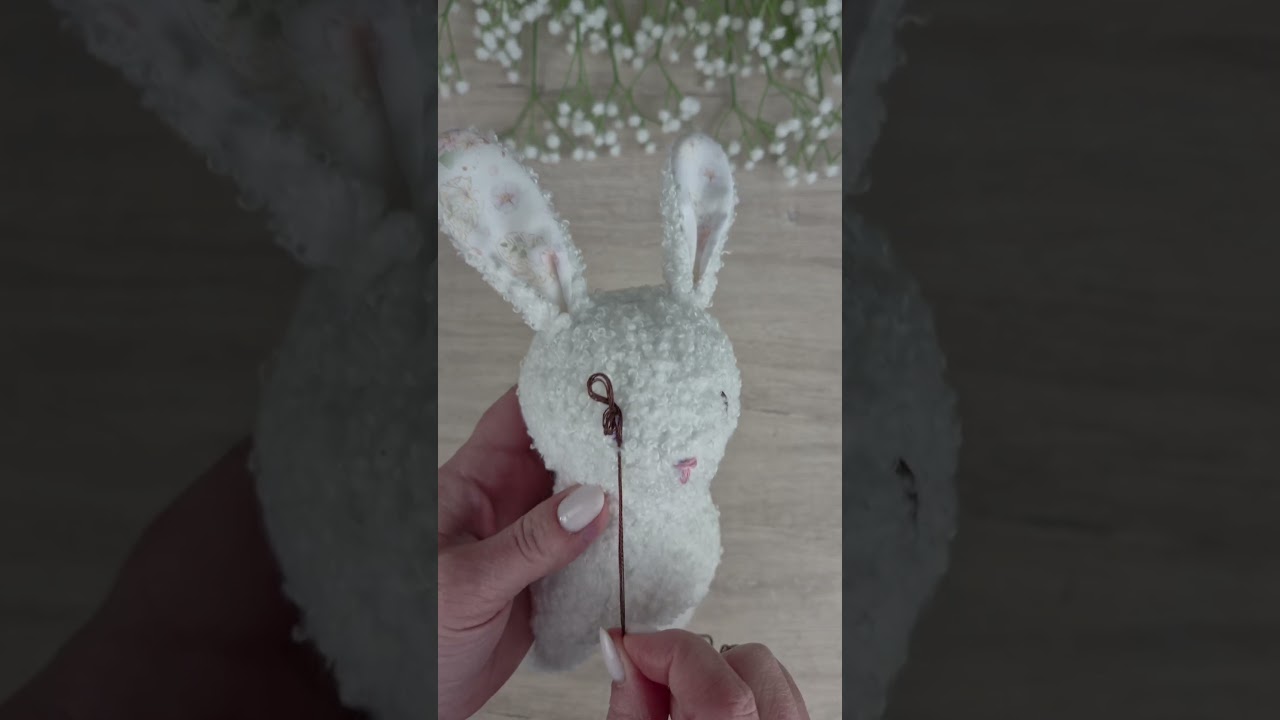 Easy Teddy Bunny Sewing Pattern PDF 🐰 Beginner Friendly DIY Plush Toy  #diy #sewingpatterns