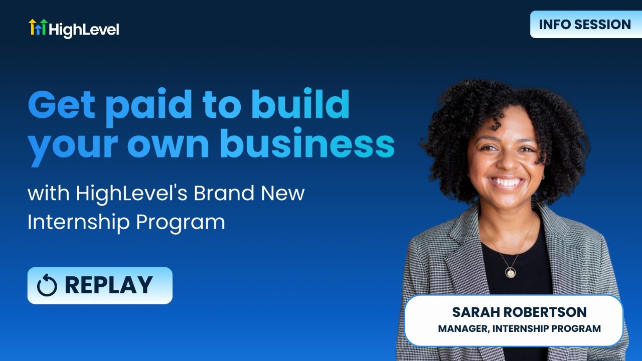 Internship Program Info Session Replay