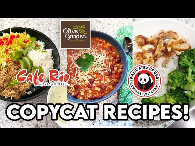 Delicious Copycat Restaurant Freezer Meals You Can Make at Home ...