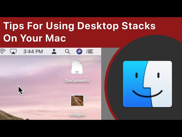 How to organize the desktop on Apple Macs