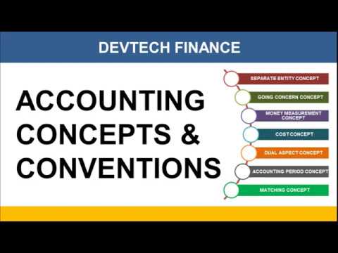 Accounting Concepts & Conventions